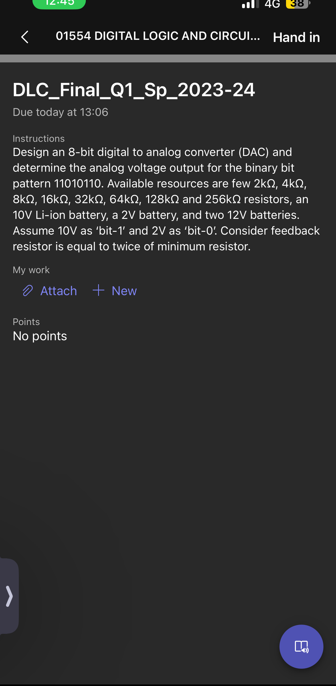 Solved DLC_Final_Q1_Sp_2023-24Due today at | Chegg.com