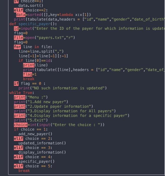 Solved write a report describe the code and describe the | Chegg.com