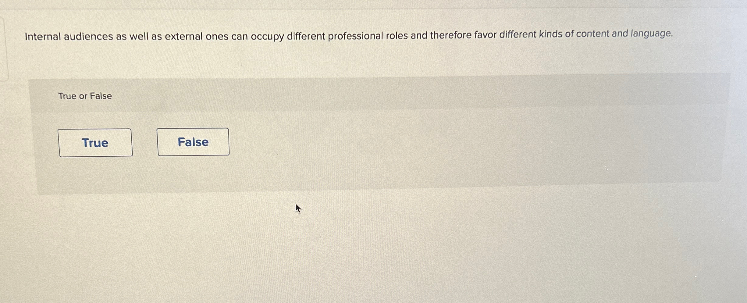 Solved Internal audiences as well as external ones can | Chegg.com