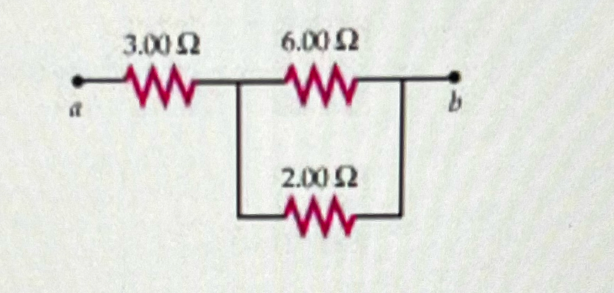 Solved Find the equivalent (total) ﻿resistance between | Chegg.com