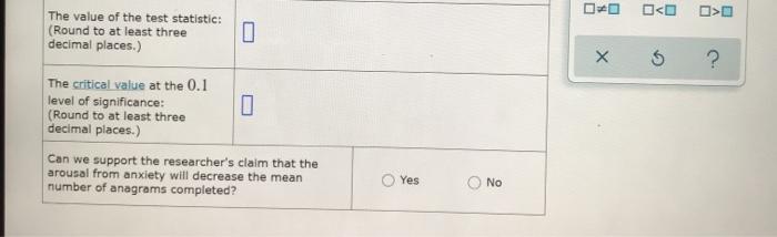 Solved On a standard anagram task anagrams are sets of | Chegg.com