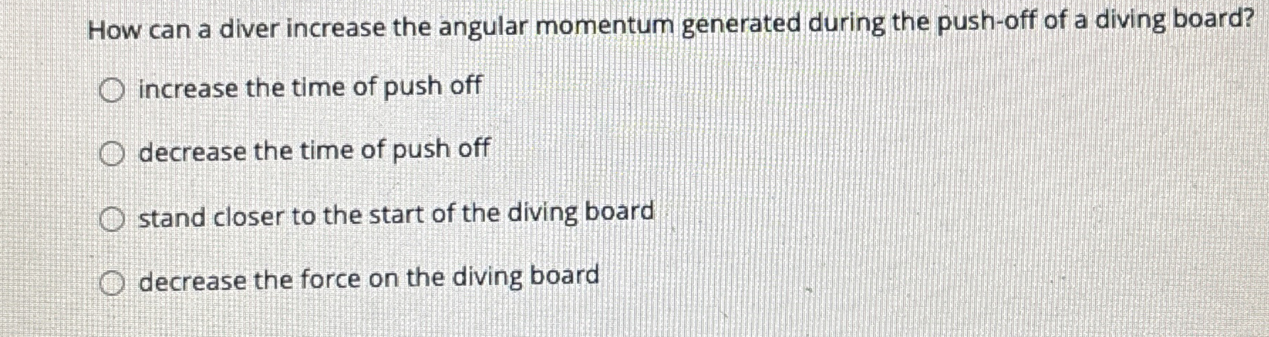 Solved How can a diver increase the angular momentum | Chegg.com