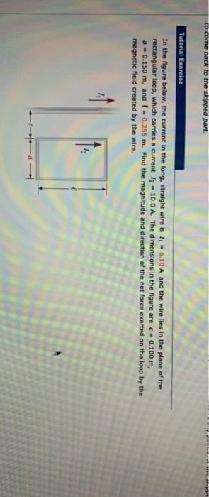 Solved co come back to the skipped part. Tutorial Exercise | Chegg.com