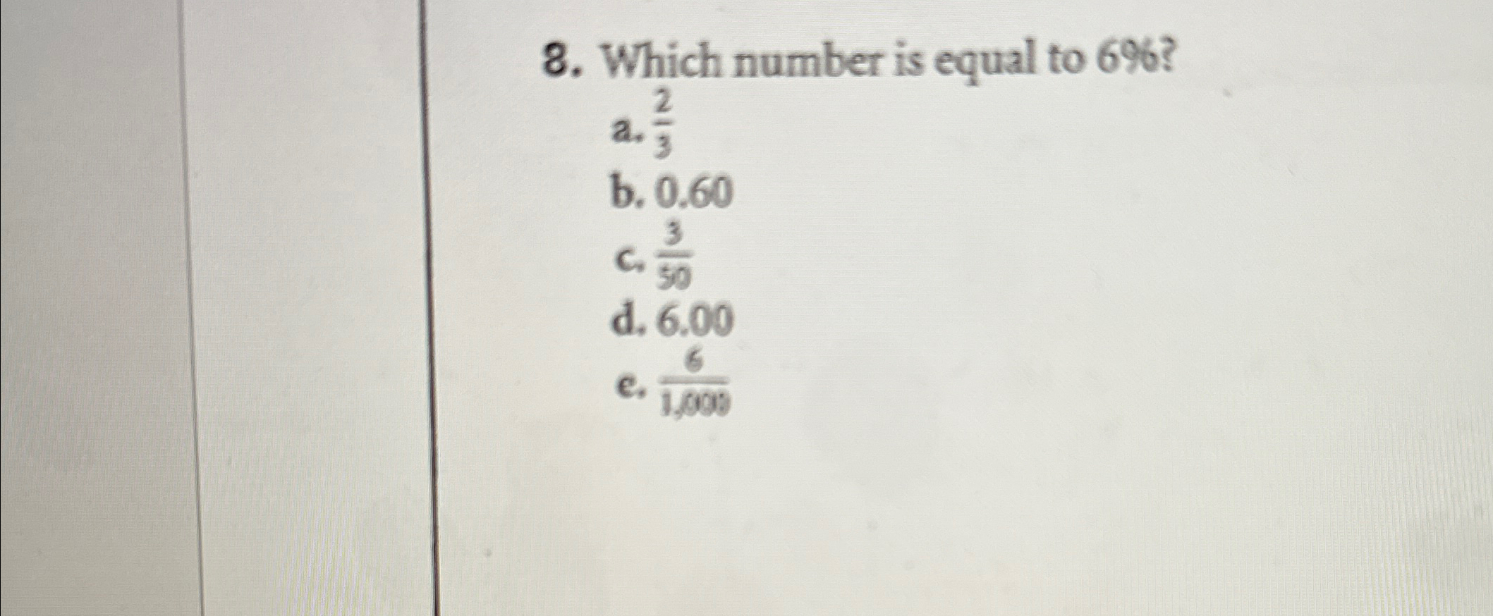 Solved Which number is equal to | Chegg.com
