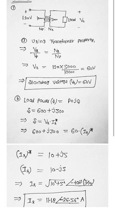 Solved Problem 1: Consider a transformer with one primary | Chegg.com