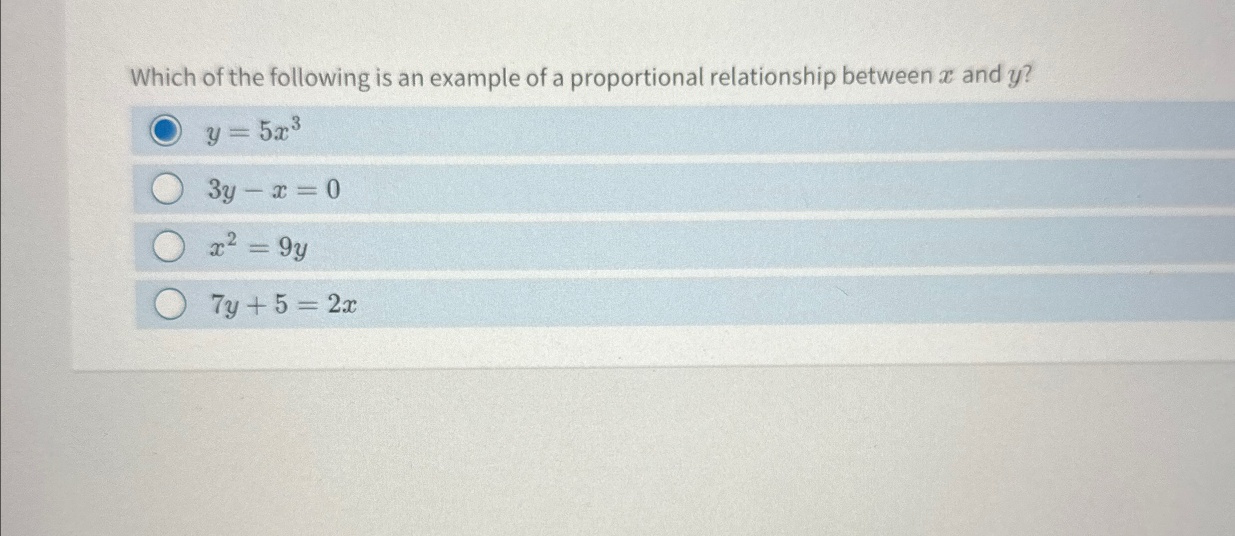 Solved Which of the following is an example of a | Chegg.com