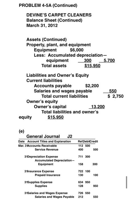 Solved Accounting 1 help P4-5B (B-G) is the requirement | Chegg.com