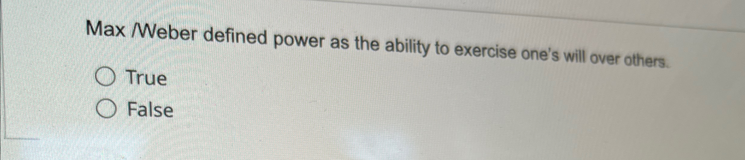 Solved Max /Weber defined power as the ability to exercise | Chegg.com