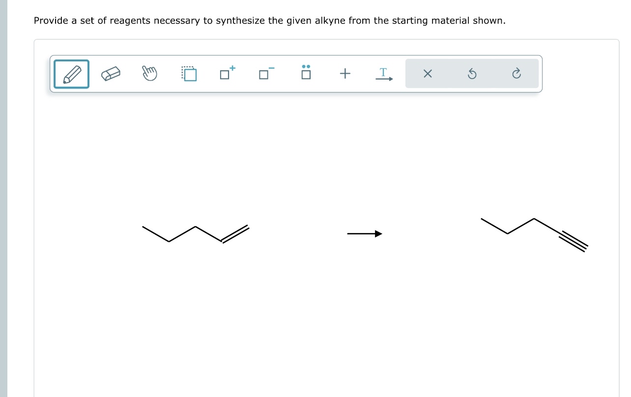 Solved Provide a set of reagents necessary to synthesize the | Chegg.com