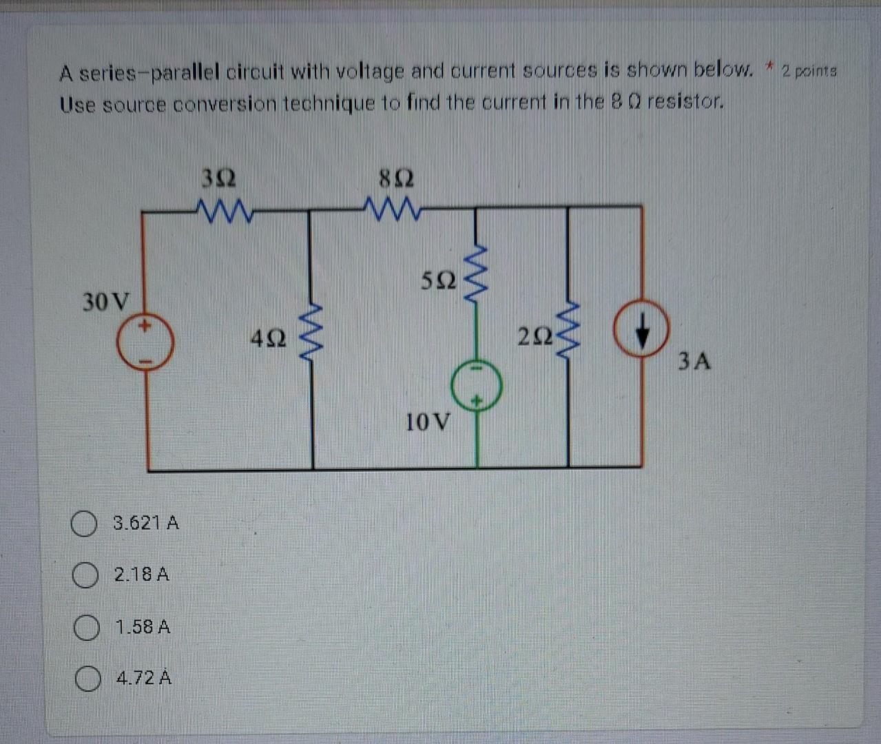 Solved Figure below shows a circuit with some unknown | Chegg.com