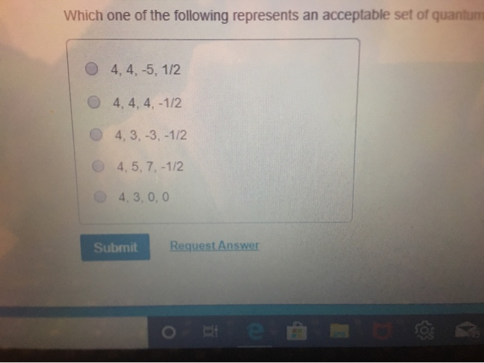 Solved Which one of the following represents an acceptsble | Chegg.com