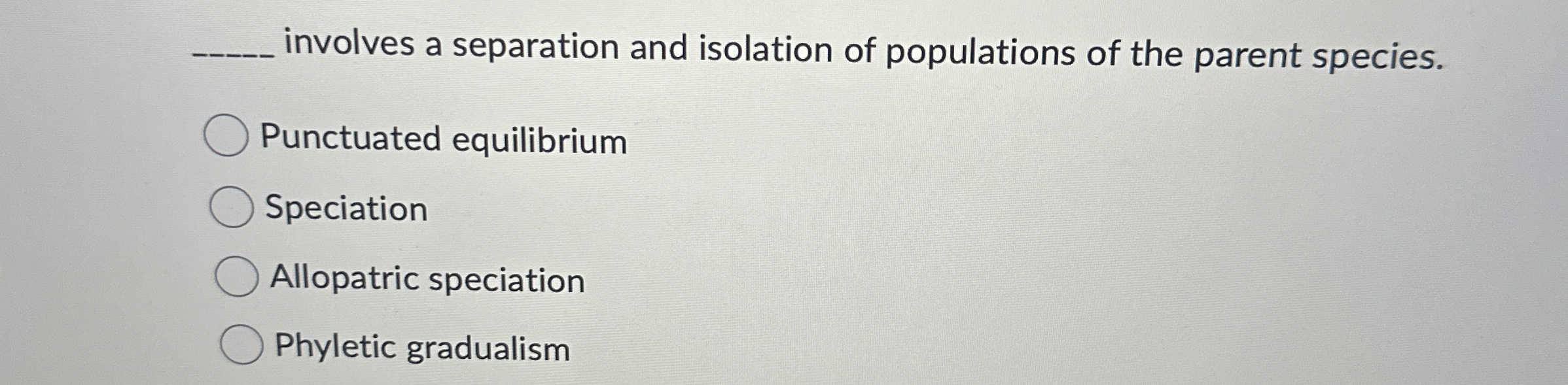 Solved involves a separation and isolation of populations of | Chegg.com