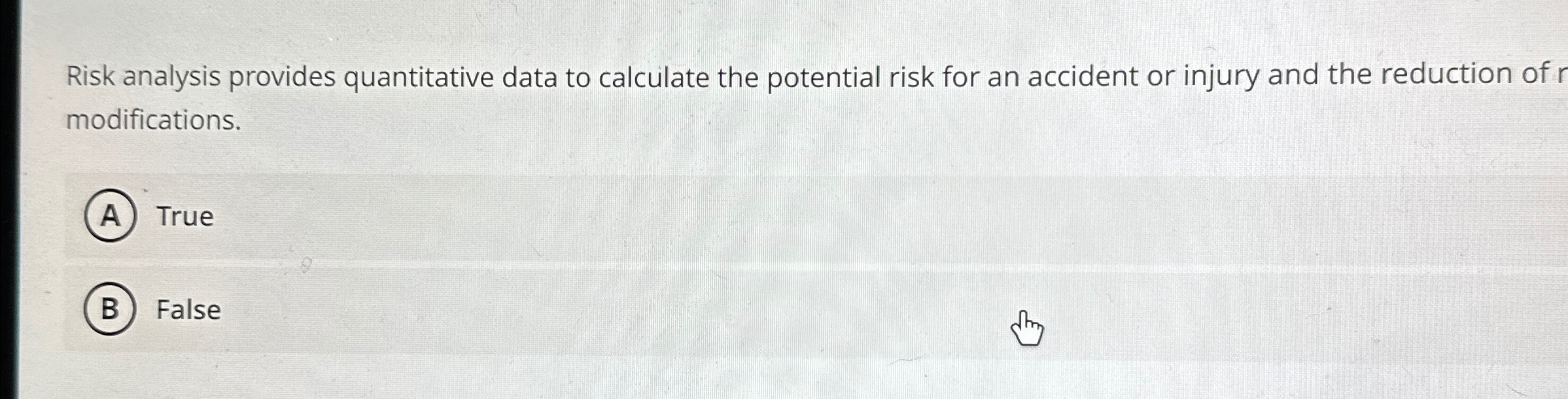 Solved Risk analysis provides quantitative data to calculate | Chegg.com
