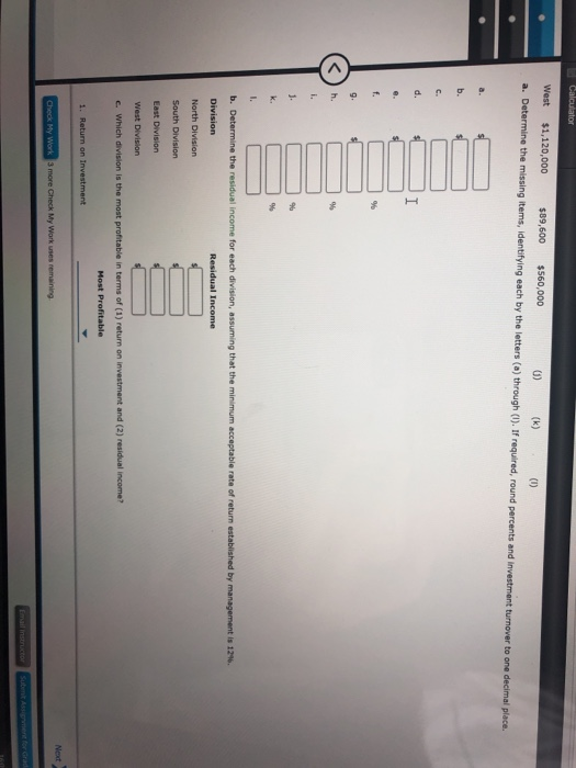 Solved Determining Missing Items from Computations Data for | Chegg.com