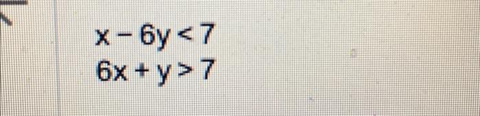 x−6y 7 | Chegg.com