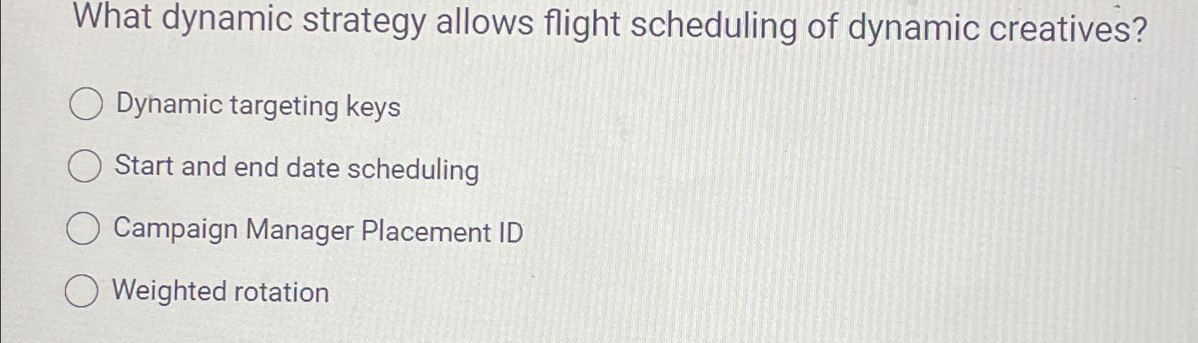 Solved What dynamic strategy allows flight scheduling of | Chegg.com