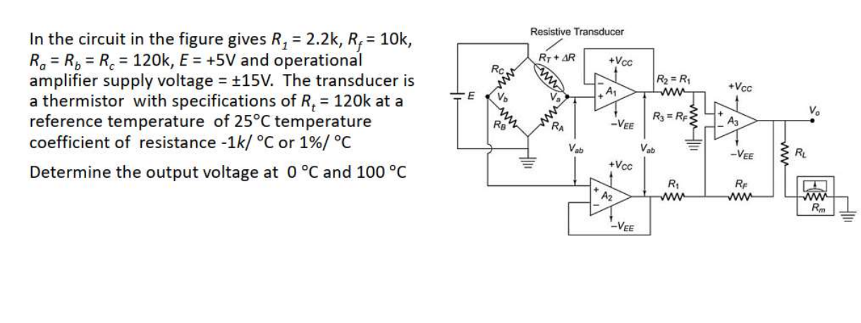 Solved In the circuit in the figure gives R1=2.2k,Rf=10k, | Chegg.com
