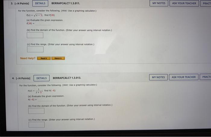 Solved For the function, consider the following. (Hint: Use | Chegg.com