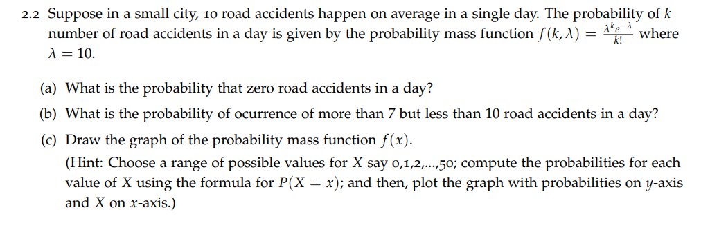Solved Part 2: Discrete random variables2.2 ﻿Suppose in a | Chegg.com