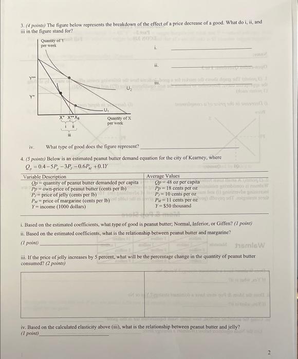 Solved 3. (4 points) The figure below represents the | Chegg.com