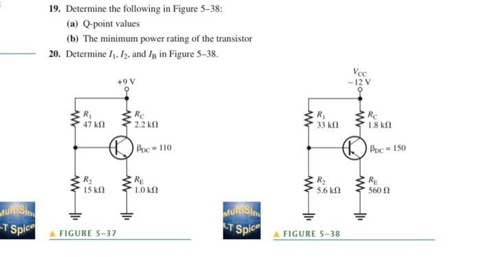 Solved 19. Determine the following in Figure 5-38: (a) | Chegg.com