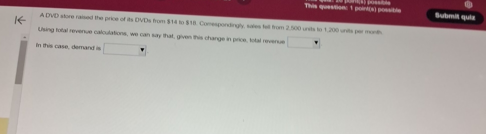Solved (i)A DVD store raised the price of its DVDs from $14 | Chegg.com