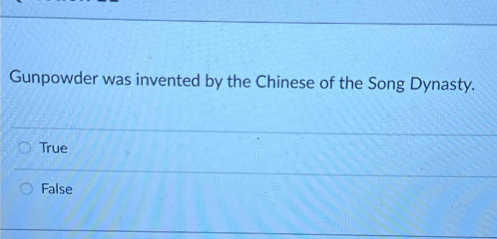 Solved Gunpowder was invented by the Chinese of the Song | Chegg.com