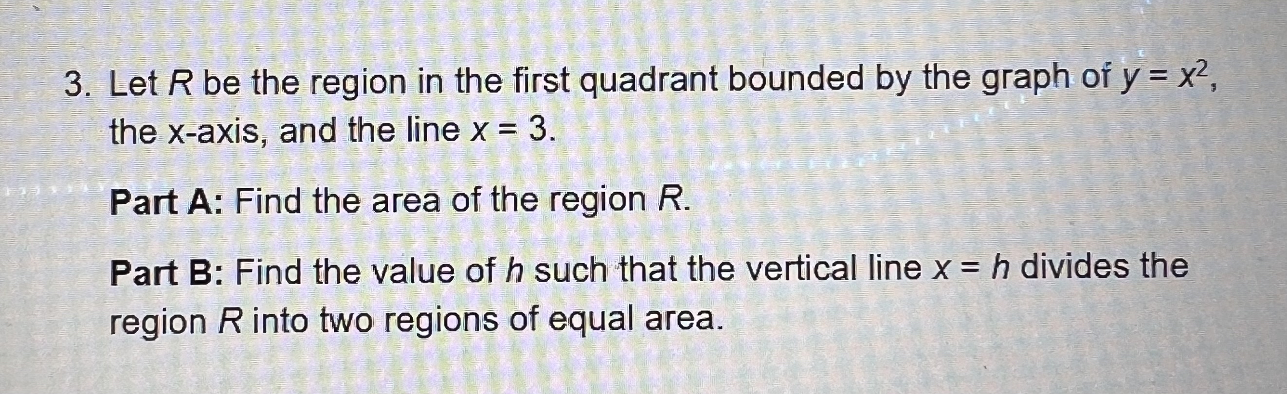 Solved Let R ﻿be the region in the first quadrant bounded by | Chegg.com