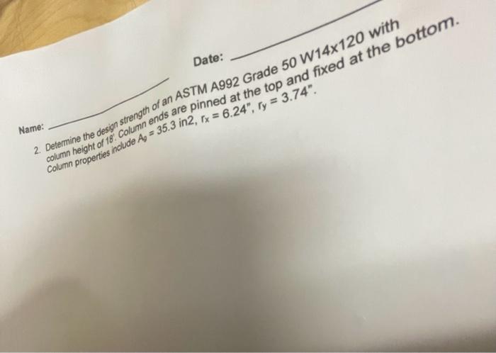 Solved Date: Name: | Chegg.com