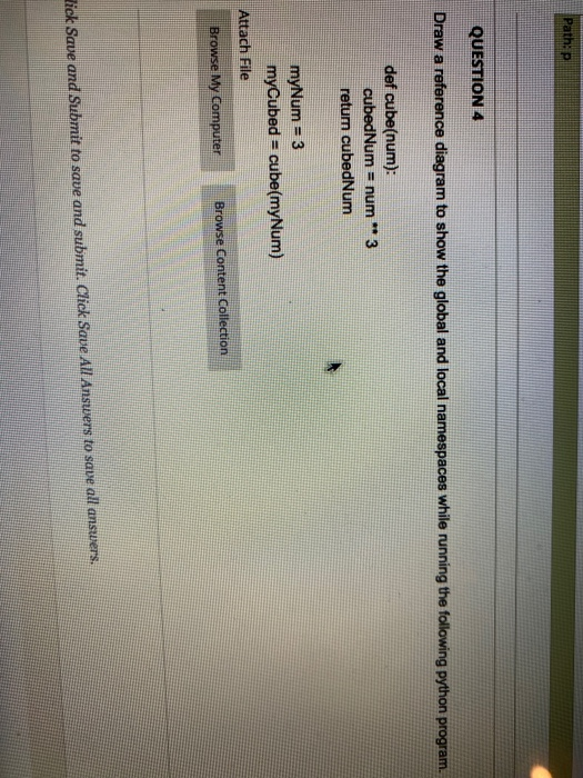 Solved Path:p QUESTION 4 Draw a reference diagram to show | Chegg.com