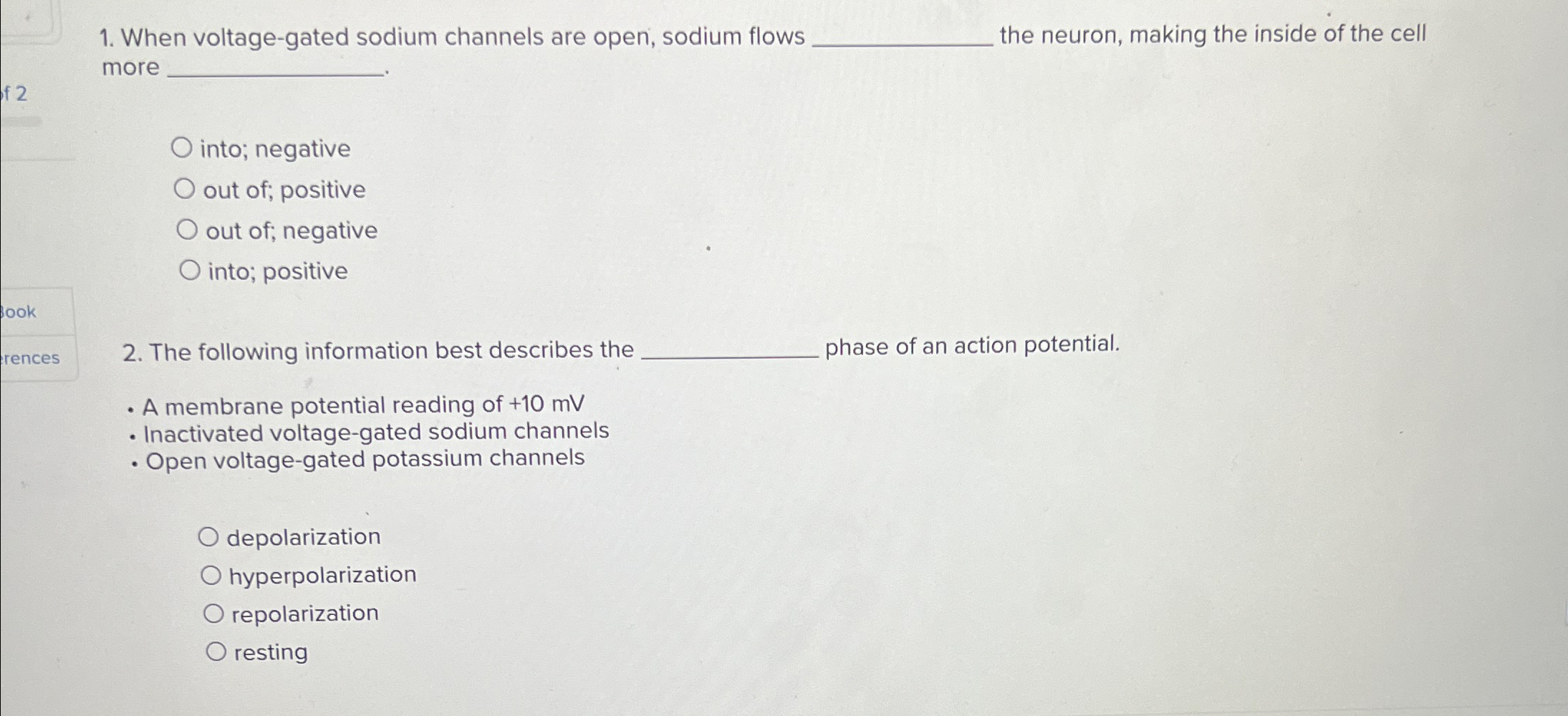 Solved When voltage-gated sodium channels are open, sodium | Chegg.com