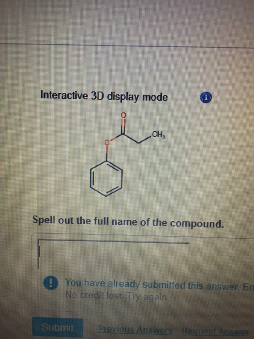 Solved Interactive 3D display mode @ 0 H,с- CH3 Spell out | Chegg.com