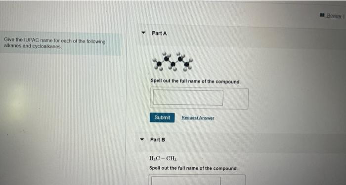 Solved Give the IUPAC name for each of the following alkanes | Chegg.com