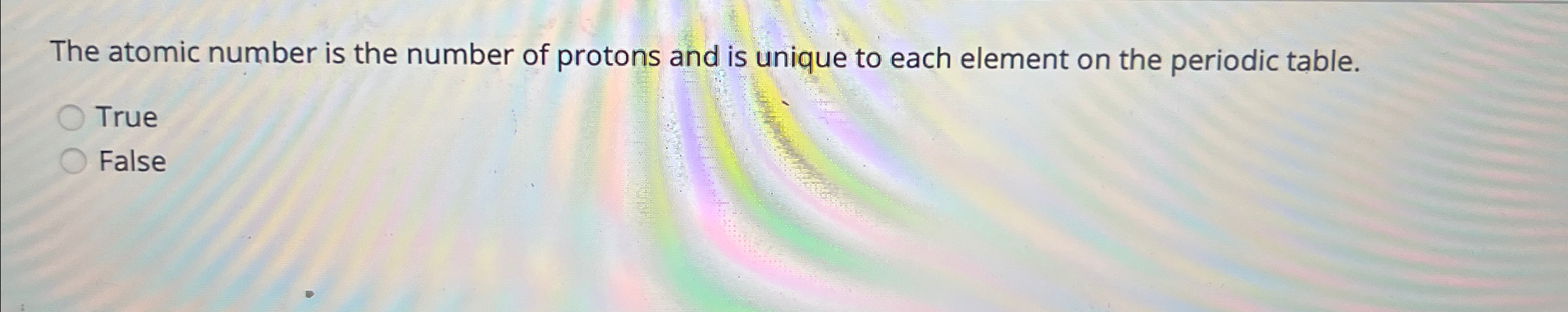 Solved The atomic number is the number of protons and is | Chegg.com