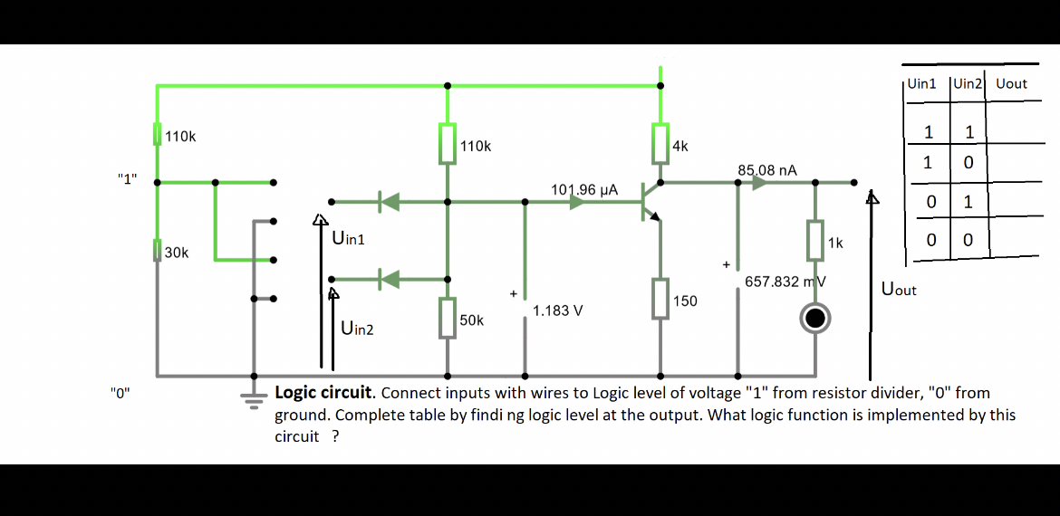 Solved Logic circuit. Connect inputs with wires to Logic | Chegg.com