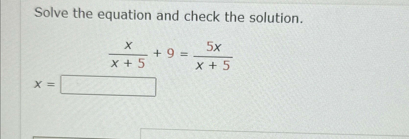 Solved Solve the equation and check the | Chegg.com
