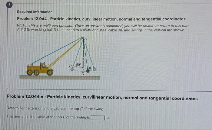 Solved Required information Problem 12.044 - Particle | Chegg.com