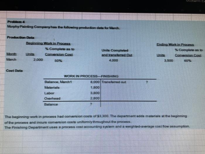 Solved How can i find Begining work in process of materials | Chegg.com