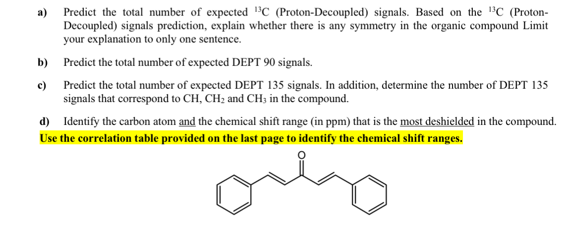Solved a) ﻿Predict the total number of expected | Chegg.com