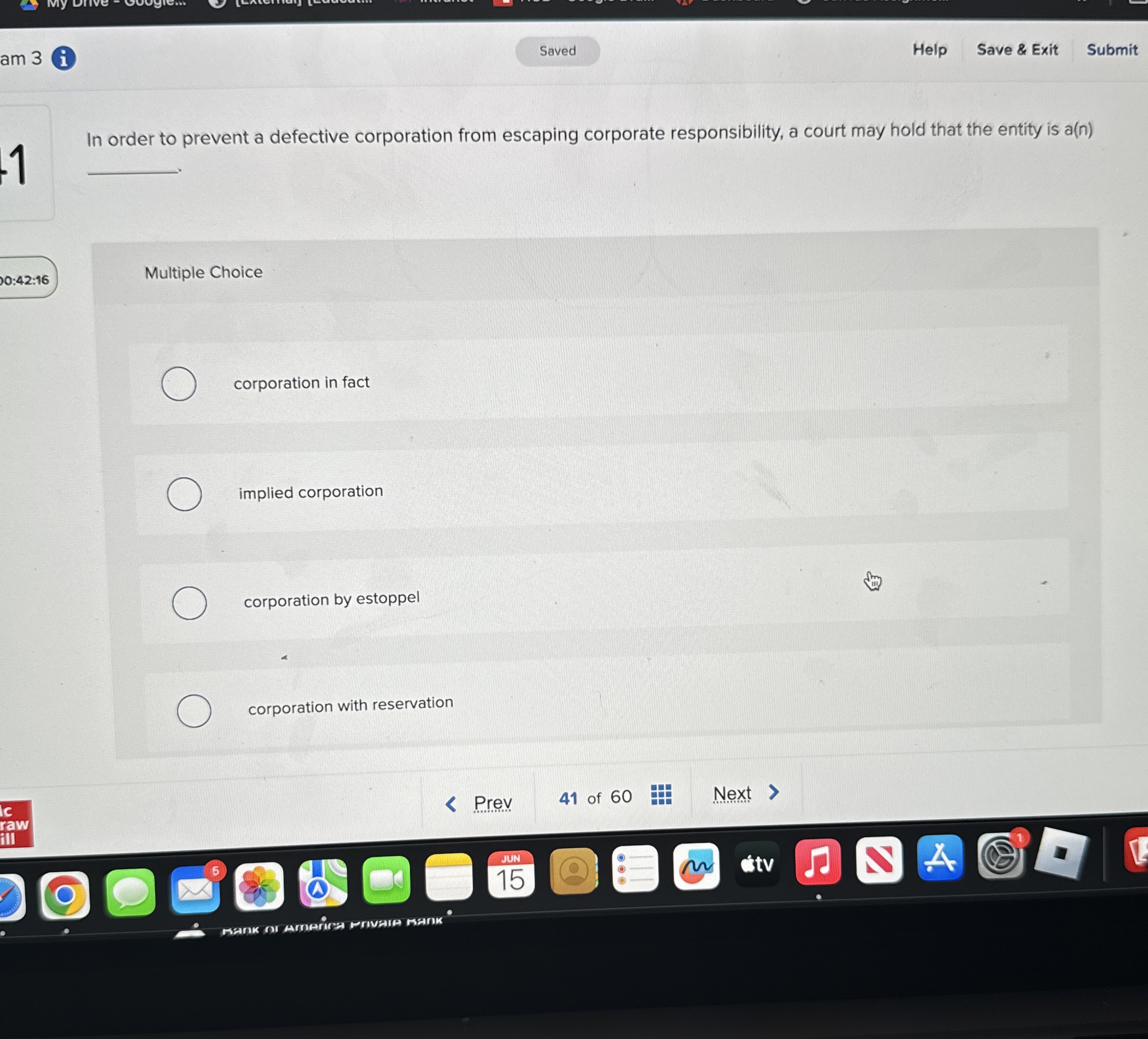 Solved am 3iHelpSave & ExitSubmit1In order to prevent a | Chegg.com