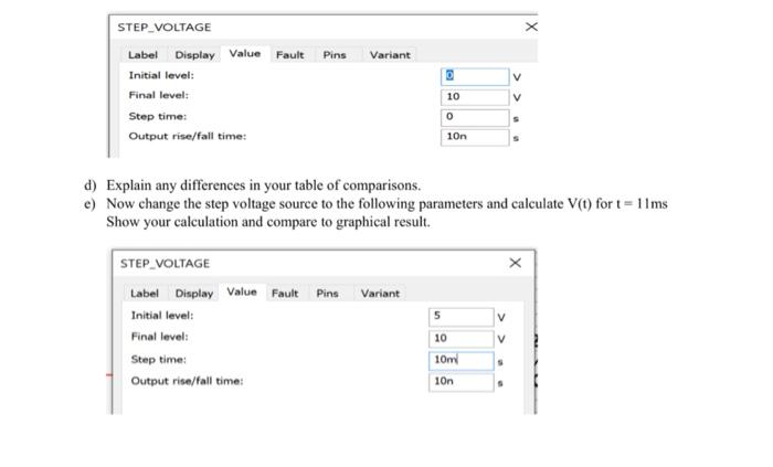 Solved Lah Procedure: Part 1: Source Free RL. Circuit Figure | Chegg.com