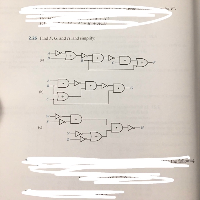Solved 2.13 For each of the following circuits, find the | Chegg.com