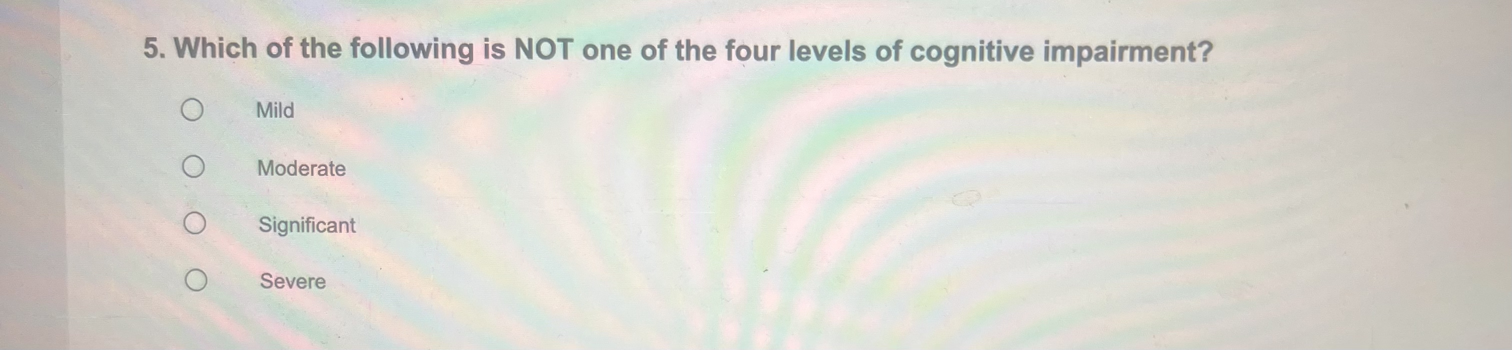 Solved Which of the following is NOT one of the four levels | Chegg.com