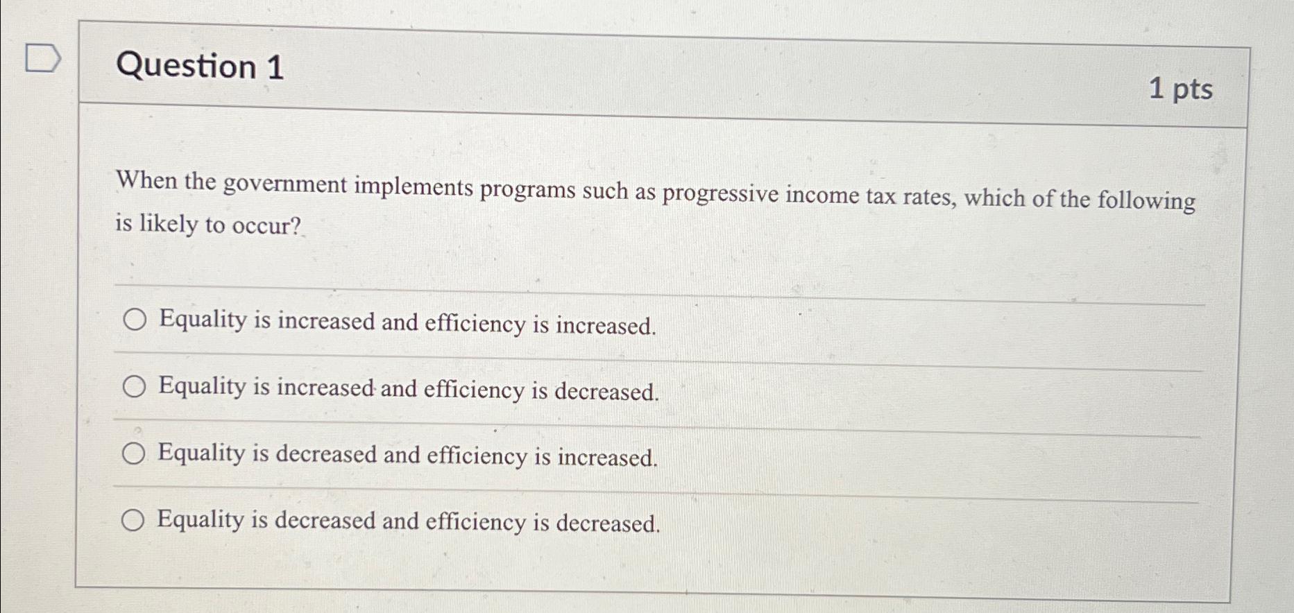 Solved Question 11 ﻿ptsWhen the government implements | Chegg.com
