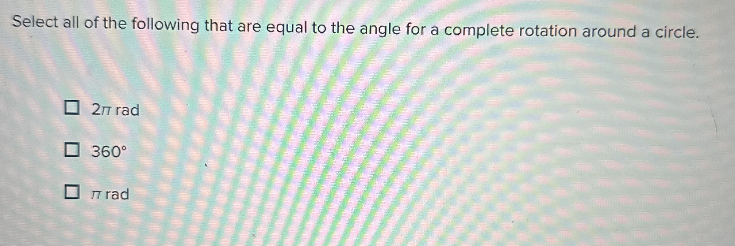 Solved Select all of the following that are equal to the | Chegg.com