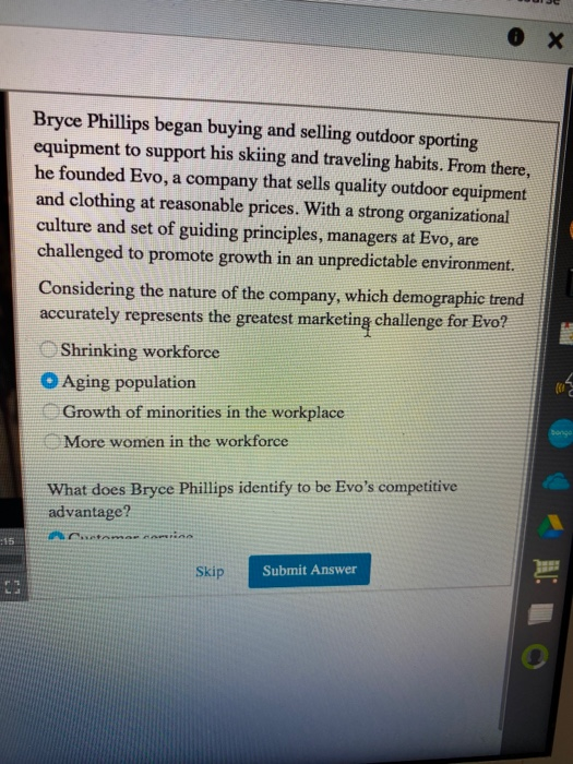 Solved 0 X Bryce Phillips began buying and selling outdoor | Chegg.com