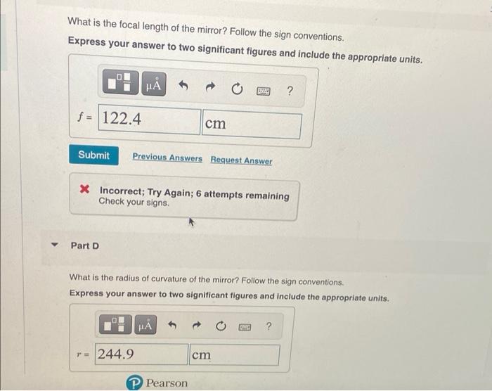 Solved A 4.5-cm-tall object is placed 35 cm in front of a | Chegg.com