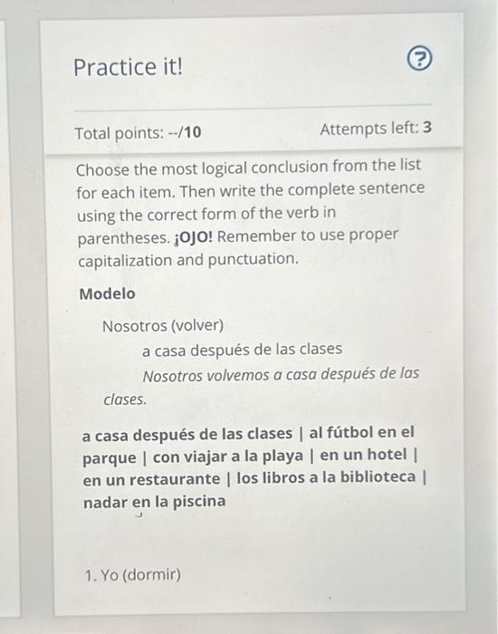 Practice it! Total points: −−/10 Attempts left: 3 | Chegg.com
