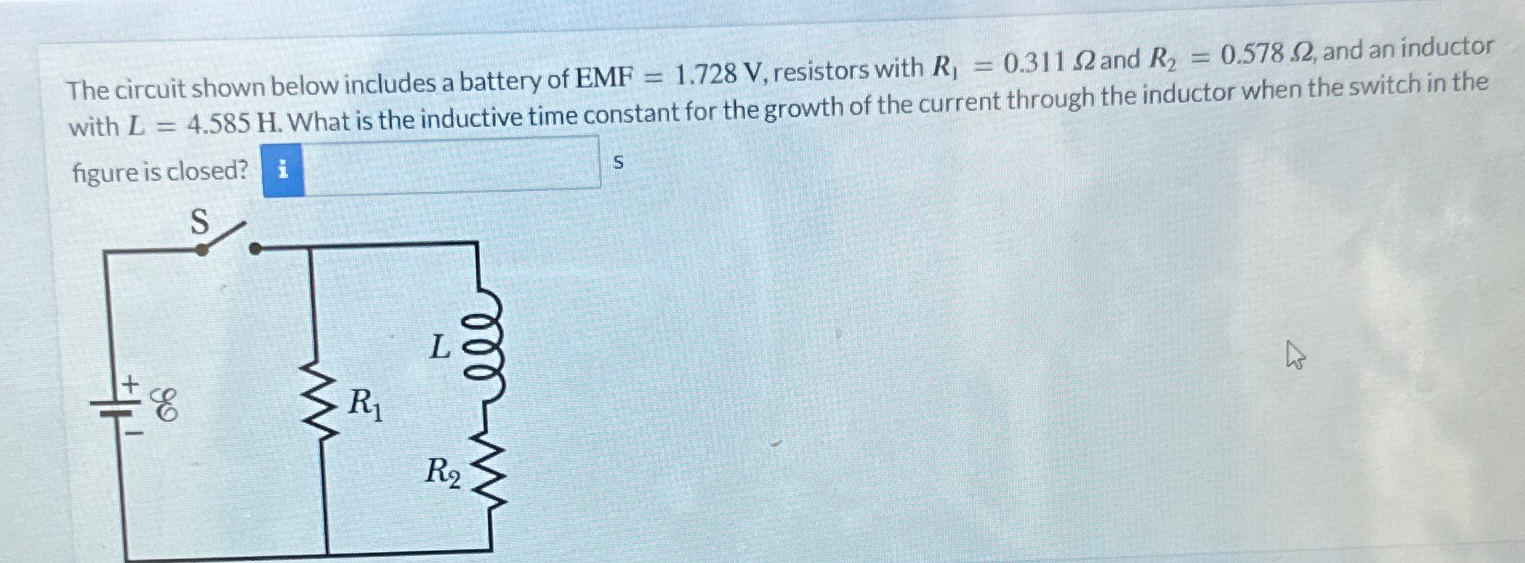 Solved The circuit shown below includes a battery of | Chegg.com