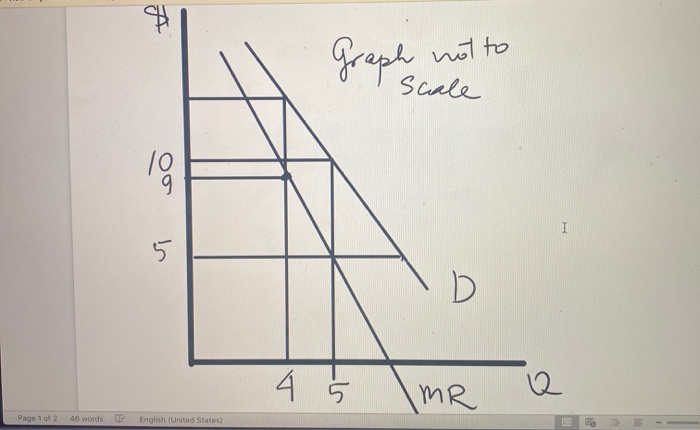 Solved $ Graph not to scale ܘܩ I 5 D MR Q Page 1 of 2 46 | Chegg.com